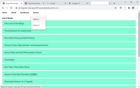 deploying and configuring an angular web api application