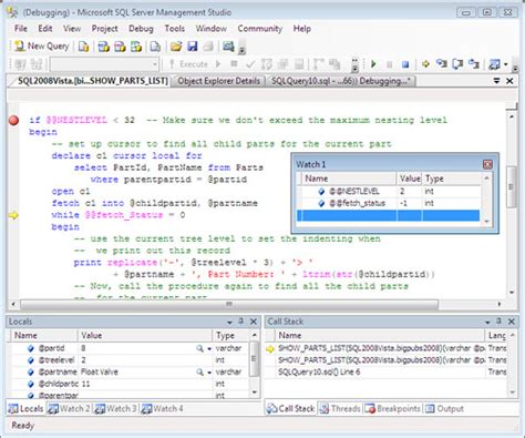 sql server 2008 r2 creating and managing stored procedures