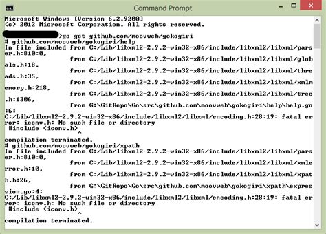 c fatal error iconv h no such file or directory on compiling