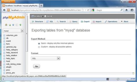 cara export dan import database melalui phpmyadmin cpanel indowebsite