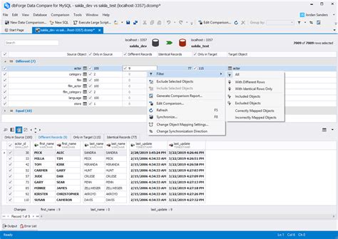 mysql data compare tool for quick comparison and synchronization