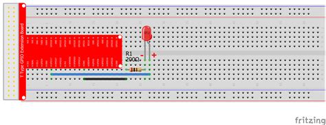 raspberry pi starter kit lesson 4 python light led