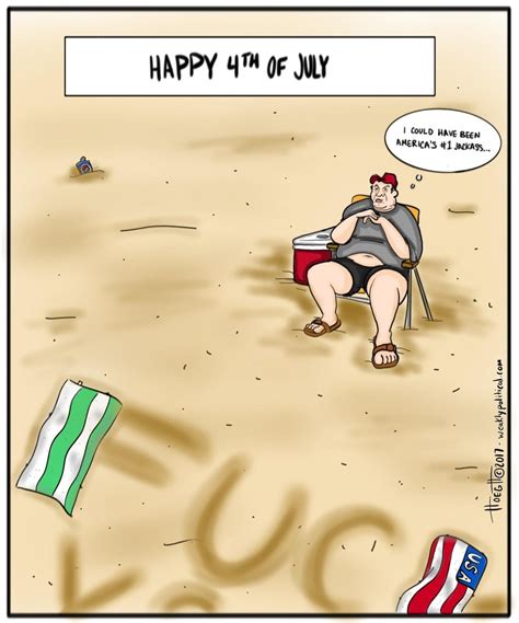 Cartoon Happy 4th Of July From Chris Christie
