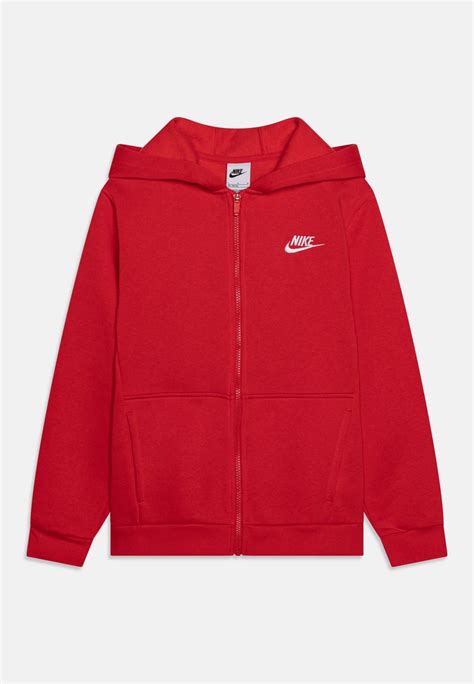 Nike Sportswear Club Unisex Sweatjacke University Red Rot Zalando De