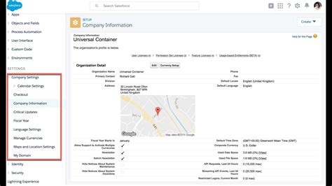 2 1 Salesforce Lightning Administrator Adx 201 Set Up Company Profile