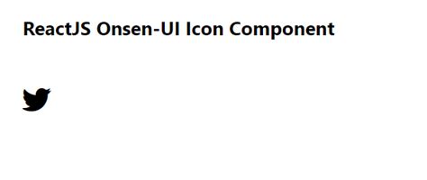 reactjs onsen ui icon component geeksforgeeks