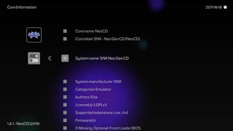 neo geo cd core in retroarch emulation launchbox community forums