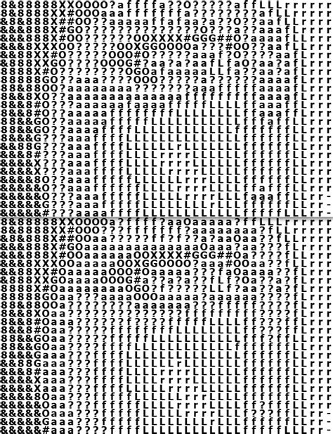 quick tip create an ascii inspired text based image with illustrator