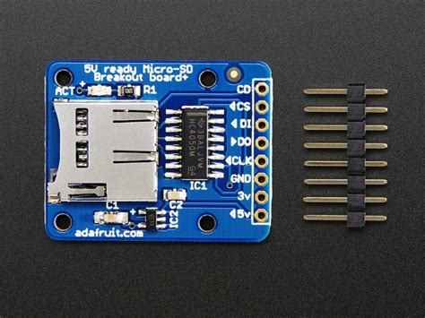 introduction micro sd card breakout board tutorial adafruit