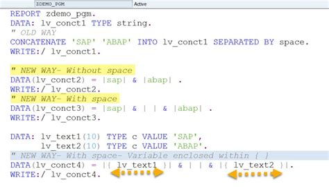 concatenation new way of using sapcodes