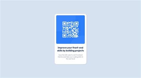 frontend mentor qr code component challenge using html and css coding