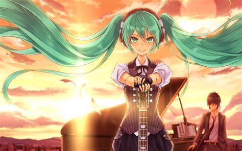 Hintergrundbilder Illustration Anime Mädchen Vocaloid Hatsune Miku