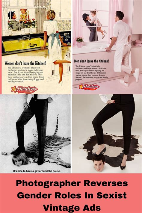 Photographer Reverses Gender Roles In Sexist Vintage Ads Sexist