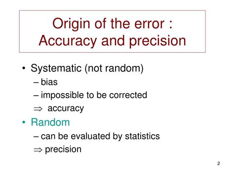 Ppt Exercise 7 Accuracy And Precision Powerpoint Presentation Free