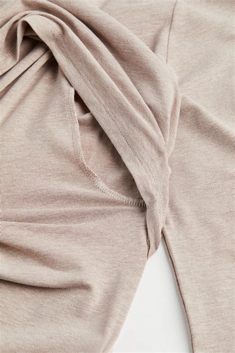 Mama Nursing Top Light Beige Ladies Handm Us