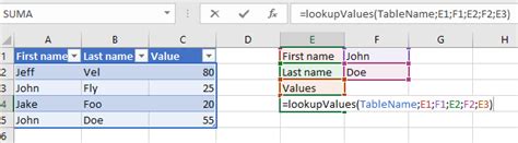 excel vlookup using 2 columns to reference another stack overflow