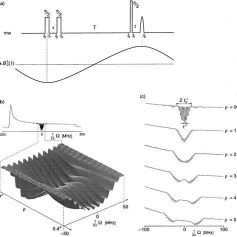 The Raw Epr Experiment A Timing Diagram Of The Pulse Sequence For