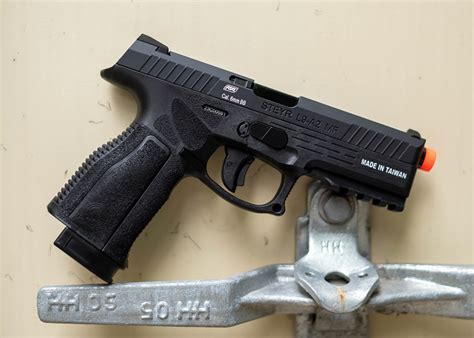 Asg Steyr L9 A2 Gas Blowback Pistol At Amped Airsoft Popular Airsoft