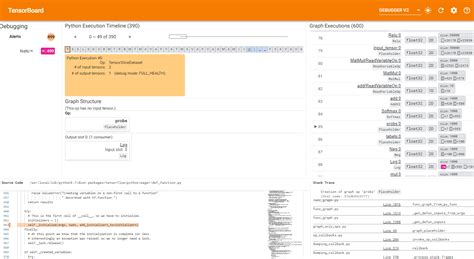 advanced tensorboard features tensorflow debugger