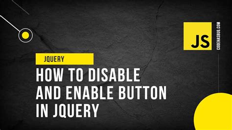 how to disableenable submit button in jquery stackhowto vrogue