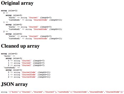 php convert pdo fetchall array to javascript array