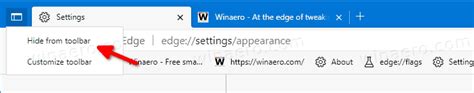 add remove icons in microsoft edge toolbar windows 10 tutorial add or