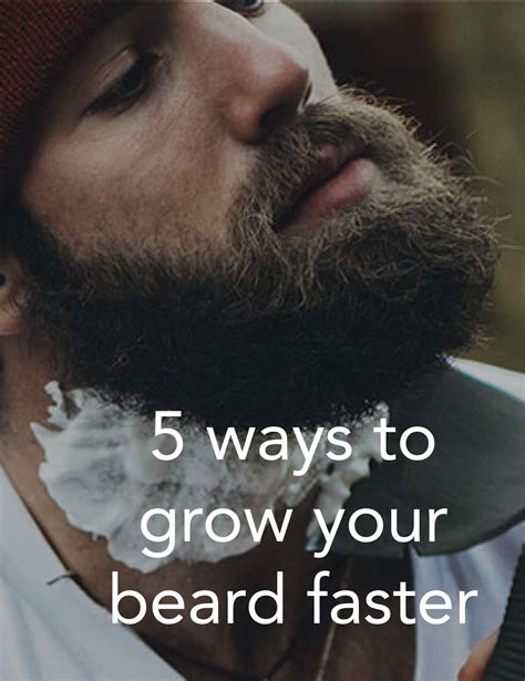 5 Steps To Grow Your Beard Faster In 2018 Beardpath Grow Beard