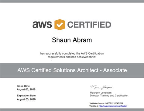 shaun abram blog archive passed aws certified solutions architect