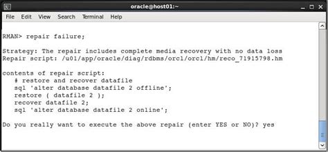 performing backup and recovery