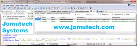 python django biometric authentication jomutech systems