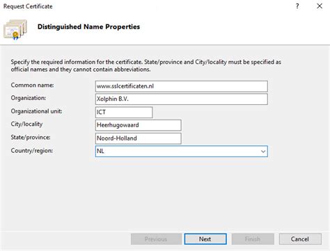 iis generate csr