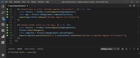 wallaby js tutorials angular cli tutorial