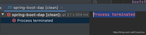 解决 maven clean 报错 process terminated maven clean process terminated csdn博客