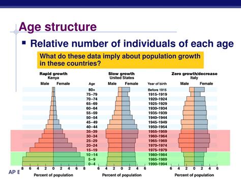 Age Structure Diagram Types
