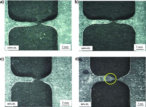Macrographs Of Fractured Tensile Specimens Deformed At 450 ºc A