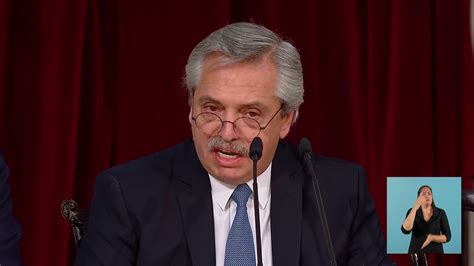 Discurso Del Presidente Alberto Fernández En La Apertura De Sesiones