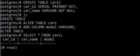 postgresql add column geeksforgeeks