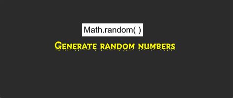 how to generate random numbers in javascript reactgo