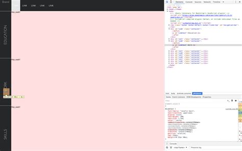 html how to center rotated text stack overflow