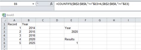 excel countifs formula to count unique records where