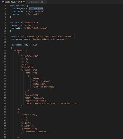 building an aws cloudwatch dashboard using terraform — 15 minute guide