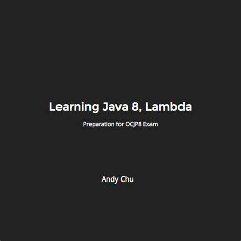 learning java 8 lambda