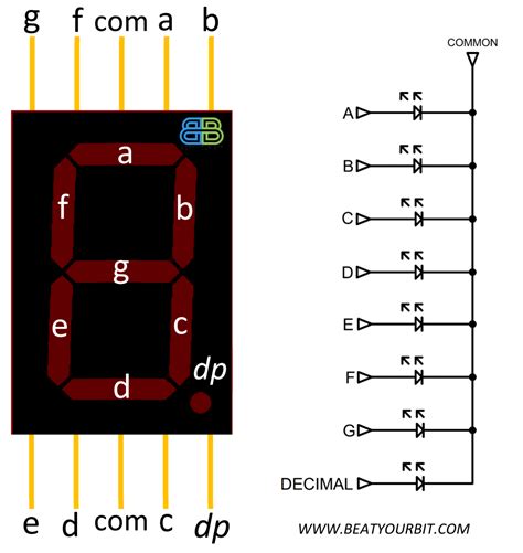 Digit Mm Inch Seven Segment Led Displays Pinout Package My Xxx Hot Girl