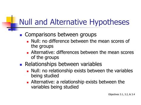 Examples Of Null And Alternative Hypotheses Ap