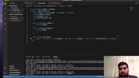 java programming tutorial 8 tostring method youtube