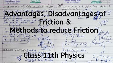 Advantages Of Friction Disadvantages Methods To Reduce Friction