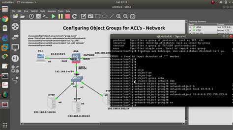 Cisco Asa Firewall Configuring Object Groups For Acls Network Youtube