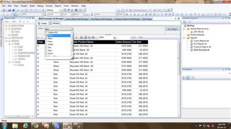 multi valued parameters using stored procedures in ssrs reports msbi