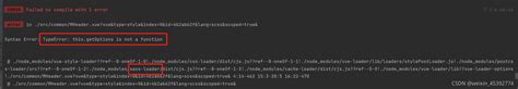 typeerror this getoptions is not a function解决方案 csdn博客