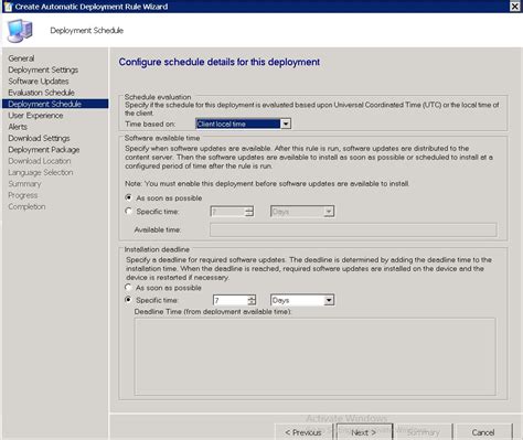 create a sccm automatic deployment rule
